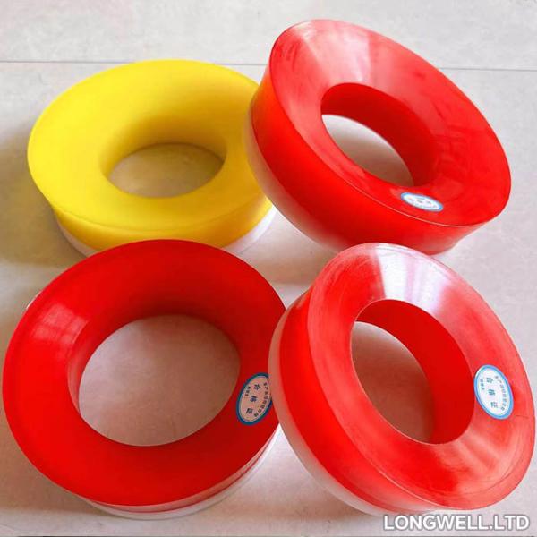 Quality Red PU Rubber Piston Mud Pump Components AH000004050200 Medium Pressure for sale