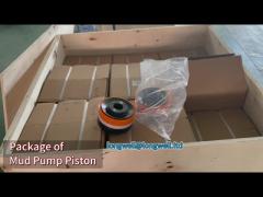 40Cr Piston Mud Pump Spare NBR Gomma AH000004050200 Acciaio forgiato