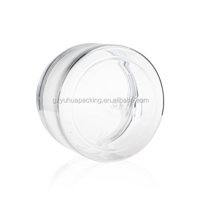 300ml 10oz  Plastic PET Clear Empty Cosmetic and Food  Jar Containers