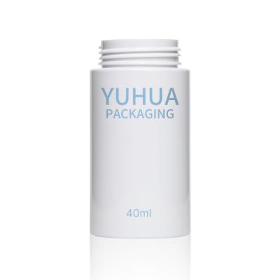 China Skin Care 1.69oz Plastic Packaging Bottles Round Shape 111mm Height for sale