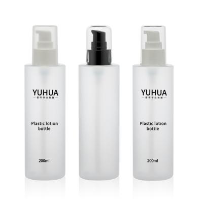 중국 샤워 젤 화이트 색을 위한 6.76이지 온스 나무로 된 펌프 플라스틱 포장 병 판매용