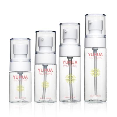 China 30ml 50ml 60ml Facial Cleanser PET Lotion Bottle Liquid Packing for sale