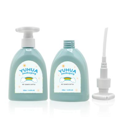 Cina Etichetta sveglia di plastica del bambino della pompa del fiore della bottiglia 250ml della lozione della crema del lavaggio del corpo in vendita