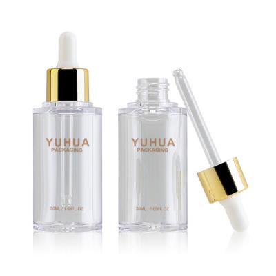 China PETG 50ml Essential Oil Dropper Bottle With Press Dropper for sale