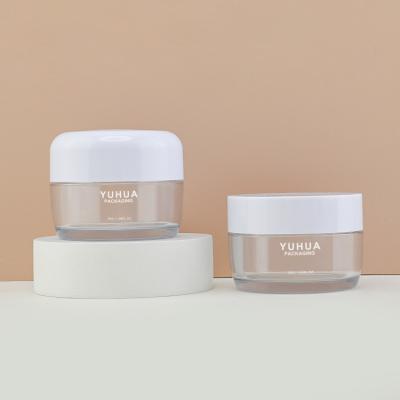 Cina la bottiglia spessa del barattolo dell'ANIMALE DOMESTICO 30g per lavaggio facciale crema prova liberamente in vendita