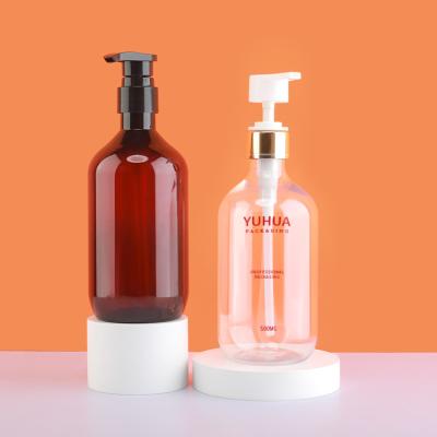Κίνα 500ml κενό πλαστικό μπουκάλι για την αντλία 28/410 λοσιόν στρογγυλή μορφή προς πώληση