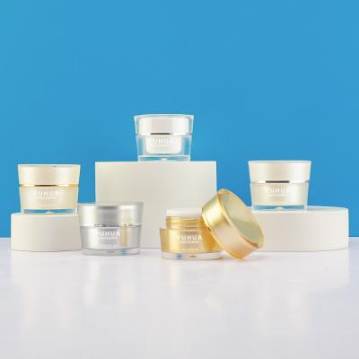 Cina Multi barattoli cosmetici acrilici colorati per la crema facciale 5G-30G di cura di pelle in vendita