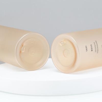 China Cylinder 180ml Frosted Makeup Lotion Pump Bottle For Personal Care for sale