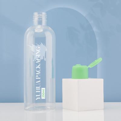 China ODM 250ml  Plastic Packaging Bottles  PET Cosmetic Shampoo Bottle for sale