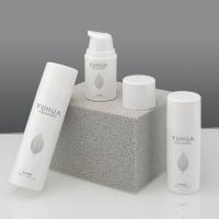 China Custom Plastic Packaging Bottles 15ml 30ml 50ml White Airless Bottles for sale
