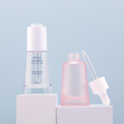 Κίνα 30ml Dropper πετρελαίου ορών μπουκάλι γυαλιού με την αντλία Τύπου προς πώληση