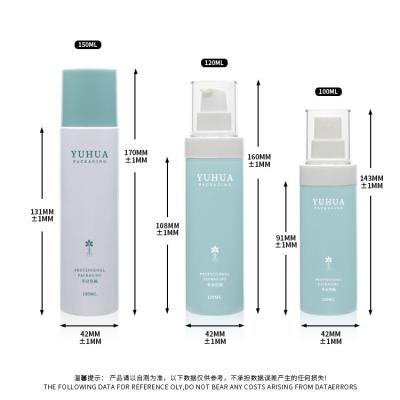 Cina La bottiglia amichevole della pompa dello spruzzo di Eco dell'ANIMALE DOMESTICO vuoto ha fissato il logo su ordinazione di 100Ml 120Ml 150Ml in vendita