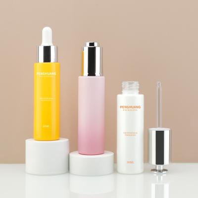 China Label Printing 30ml Serum Dropper Bottles Refines Skin Texture for sale