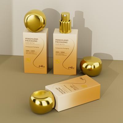 China Customized 30ml Serum Dropper Bottles With Dropper Cap For Cosmetic Skincare for sale