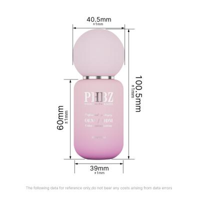 China Round Glass Cream Lotion Bottles 30ml Customized Logo for sale