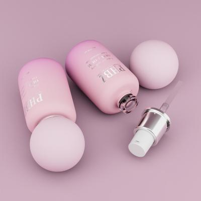 China Round Glass Cream Lotion Bottles 30ml Customized Logo for sale