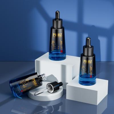 China Transparent Red Glass Dropper Bottle For Serum Lotion Toner for sale