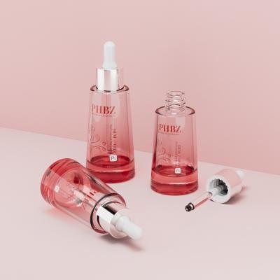 China Customizable Logo Oil Dropper Glass Bottle 30ml 50ml Serum Bottle Packaging for sale
