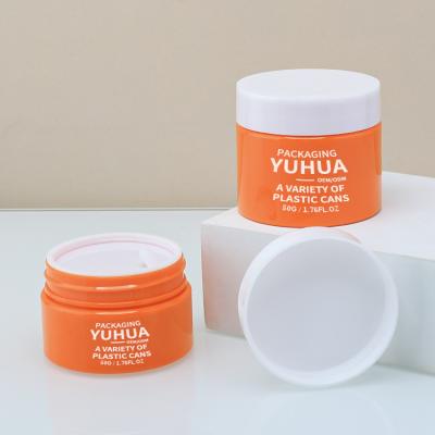 Китай 100 г винтовая крышка Flip Top Пластиковая банка на заказ цвет косметическая крупа продается