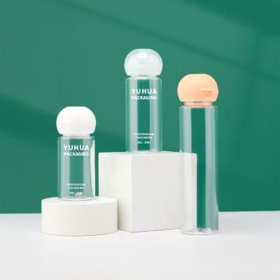 Cina Imballaggio in cartone Bottiglia toner per trucco 15ml 20ml 30ml Bottiglia plastica cosmetica con tappo flessibile in vendita