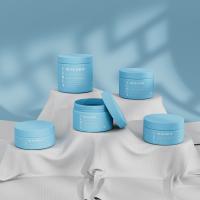China Skincare Plastic Packaging Jars With Screw Cap Smooth Surface for sale