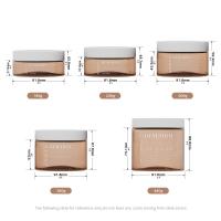 China Skincare Plastic Packaging Jars With Screw Cap Smooth Surface for sale