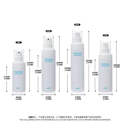 China Customized Logo 120ml 150ml 180ml White Plastic Spray Pump Bottle With Fine Mist Spray for sale