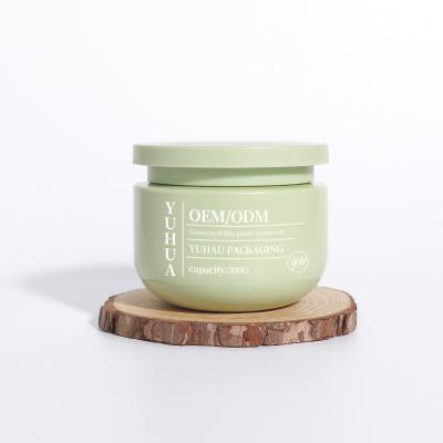 Китай Круглый пустой широкий рот пластиковый крем банка 300 г 550 г 10 унций волос тела скреб контейнер продается