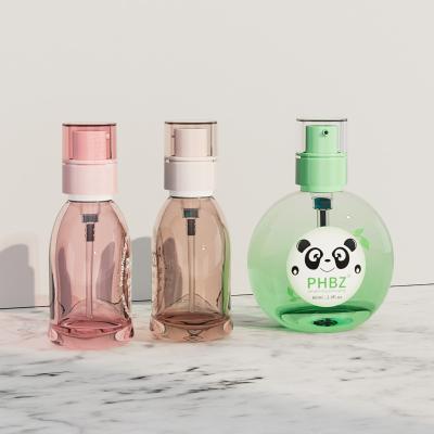 China Wholesale 60ml 2oz Round Empty Liquid Foundation Bottle frosted cosmetic lotion bottle for sale