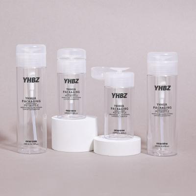 Cina Bottiglie di plastica rotonde personalizzabili da 100 ml a 500 ml per la pulizia e il tonificante del trucco in vendita