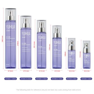 China High Durability Plastic Spray Bottle 40ml 80ml 150ml 180ml 250ml 300ml with As Your Requirement Logo for sale