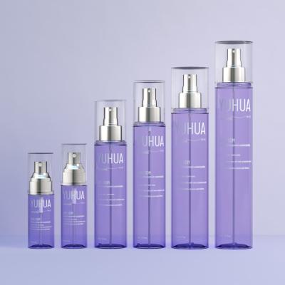 China Premium Custom 40ml-300ml PET Plastic Mist Spray Bottle with Electroplated Surface and Fine Mist Sprayer for Cosmetic Use for sale