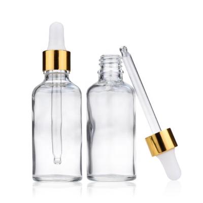 Cina contenitori liquidi cosmetici del contagoccia 50ml di trucco Bottiglia-essenziale di vetro dell'olio in vendita