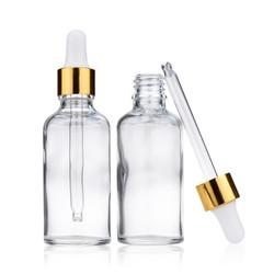 Cina contenitori liquidi cosmetici del contagoccia 50ml di trucco Bottiglia-essenziale di vetro dell'olio in vendita
