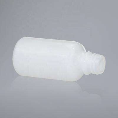 China High Quality Cosmetic White Porcelain Dropper Bottle 30ml Glass Dropper Bottle for sale