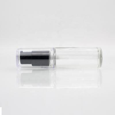 China 35ml Empty Ellipse Glass Powder Foundation Bottle For Cosmetic Packaging Liquied Makeup OEM for sale