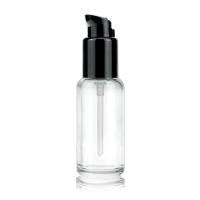 Китай Бутылки учреждения стекла круга 30 Ml стеклянная тара косметической жидкостной идеальная для женщин F129 продается