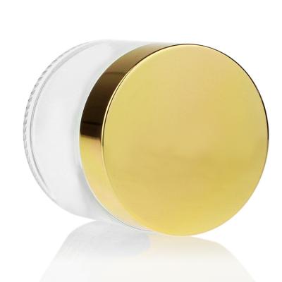 Cina Il vetro della crema del giro 15g-100g stona l'imballaggio trasparente di cura di pelle in vendita