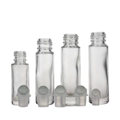 Cina Profumi il rullo del vetro trasparente 10ml imbottiglia con il cappuccio di alluminio dell'argento dell'oro in vendita