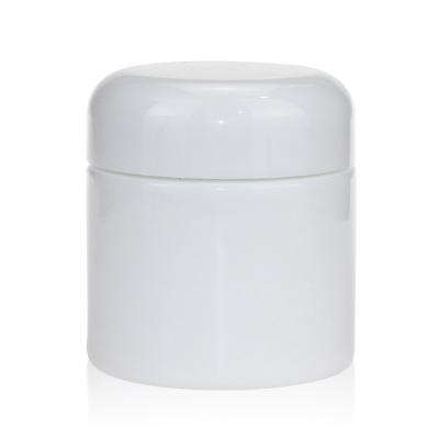 Cina bottiglia ceramica bianca di 15g 50g 100g Opal Glass Bottle Cosmetic Packaging in vendita
