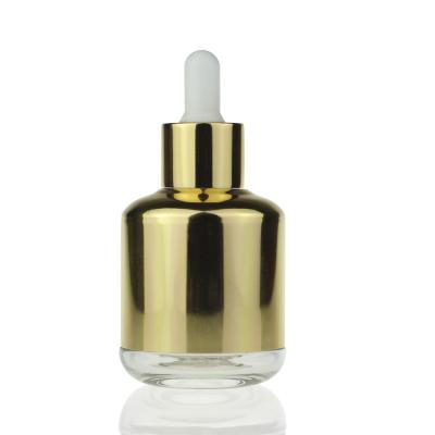 중국 화장용 혈청을 위한 유리제 30ml 빈 점적기 병 알루미늄 고리 판매용