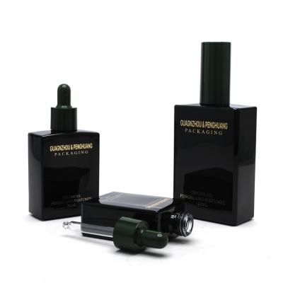Cina imballaggio cosmetico dell'olio essenziale del siero di 30ml 50ml 100ml del contagoccia della pompa di vetro della bottiglia in vendita