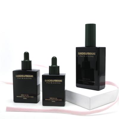 Cina imballaggio cosmetico dell'olio essenziale del siero di 30ml 50ml 100ml del contagoccia della pompa di vetro della bottiglia in vendita