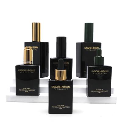 Cina imballaggio cosmetico dell'olio essenziale del siero di 30ml 50ml 100ml del contagoccia della pompa di vetro della bottiglia in vendita
