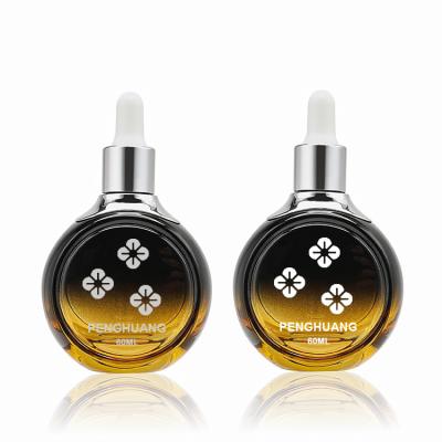 China Essential Oil Serum Glass Dropper Bottle Empty Clear 30ml 60ml for sale