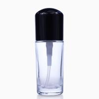 China Matte Pump Cap Liquid Foundation Glass Bottle 35ml for sale