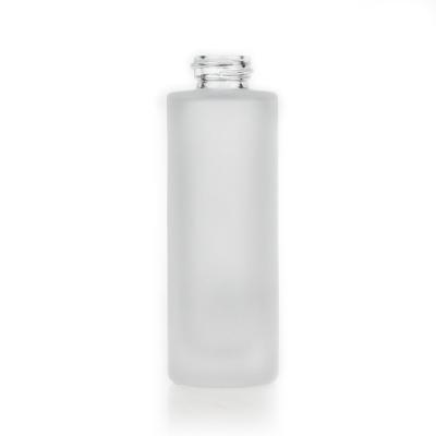 China Liquid Foundation Bottle Frosted With Black Pump for sale