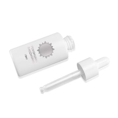 China Essential Oil Serum Glass Dropper Bottle Clear Frosted Color 30ml 20ml for sale