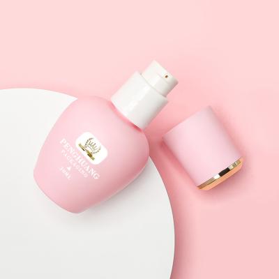 China wholesale 30ml glass foundation bottle lotion pump skin care packaging glass cosmetic bottle for sale