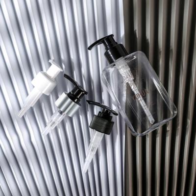 China Empty Plastic Bottle 200ML PET Square Shape Shampoo Bottles  Plastic Lotion Pump Bottle for sale